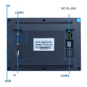7-inch 800*480 PLC LCD Monitor Resistive Touch Screen with Programmer ...