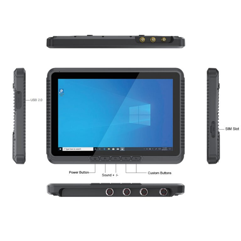 10.1-inch with CAN BUS 1280x800 700nits Rugged Tablet FULL IP65 ...